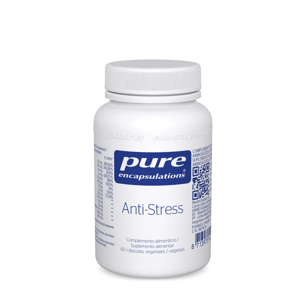 Pure Encapsulation Anti-Stress 60 Cápsulas | Easyfarma – EASYFARMA